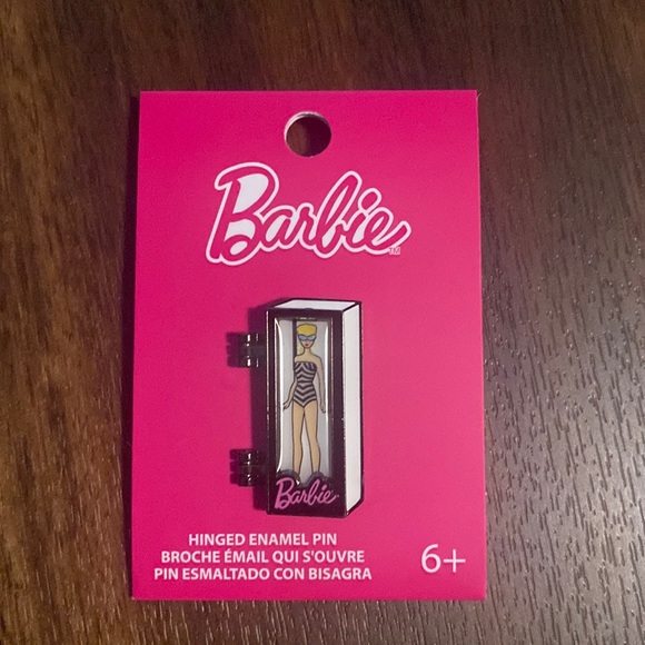 Loungefly | Accessories | Barbie Hinged Enamel Pin | Poshmark
